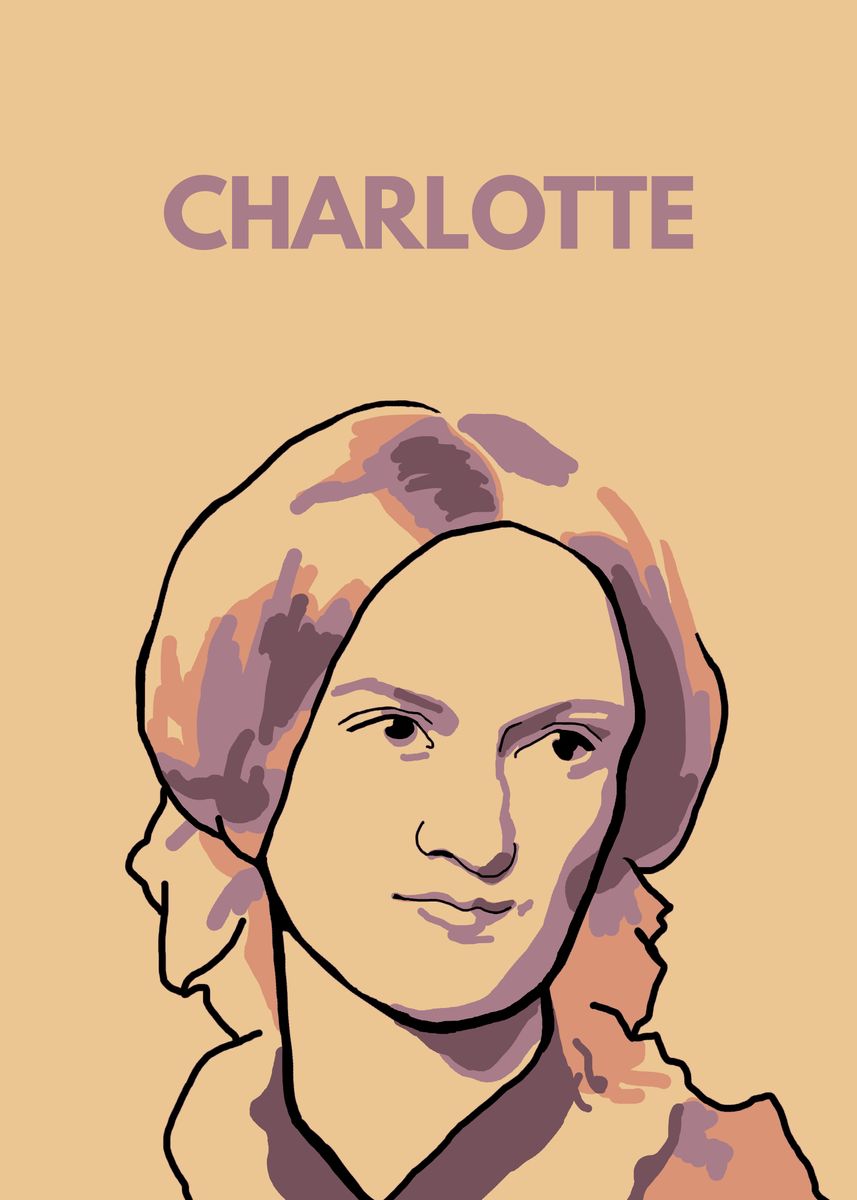 'Charlotte Bronte' Poster, picture, metal print, paint by Savant ...