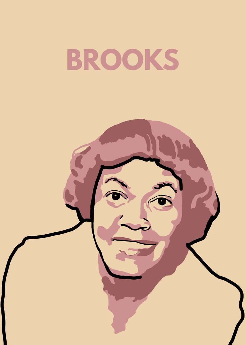 'Gwendolyn Brooks' Poster, picture, metal print, paint by Savant ...
