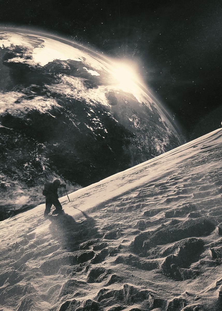 'Moxie' Poster, picture, metal print, paint by seam less | Displate