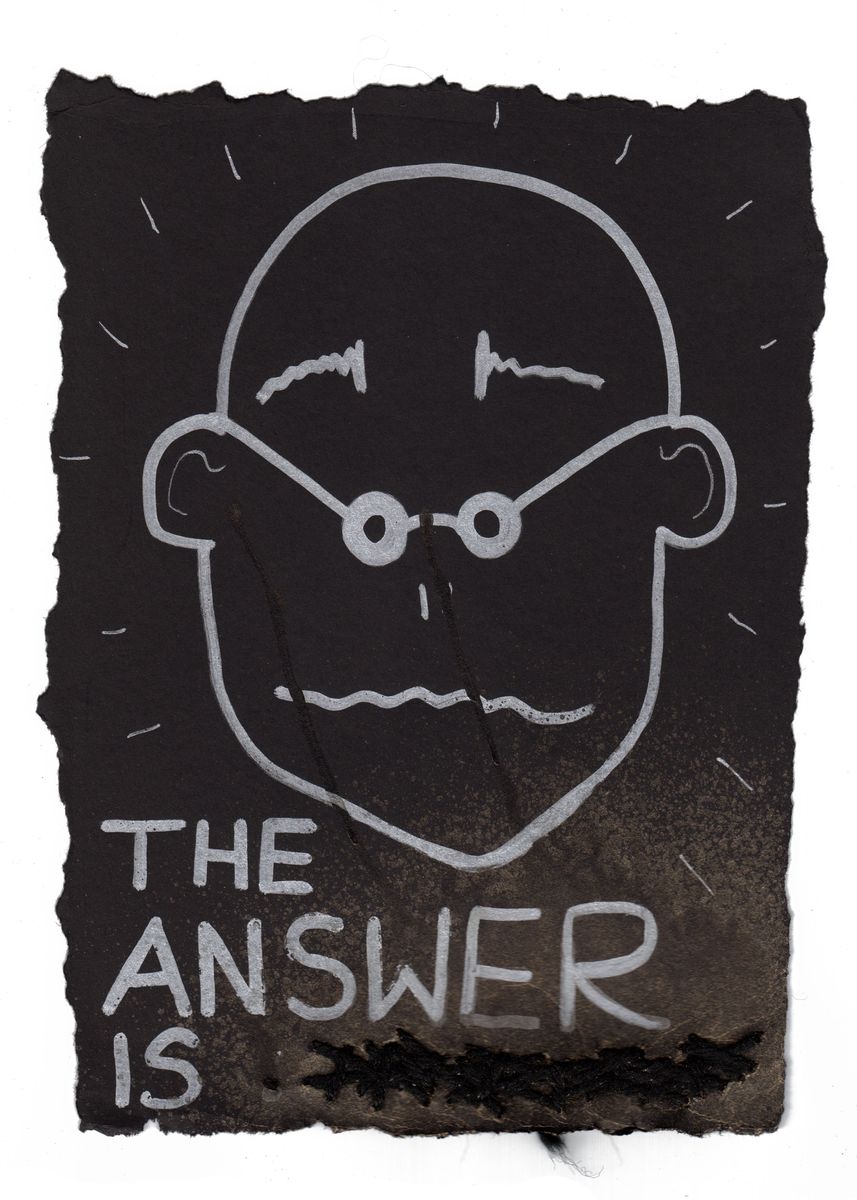 'The answer' Poster, picture, metal print, paint by Anja Claudia ...
