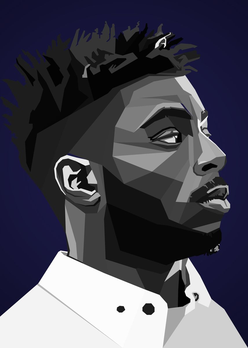 'Isaiah Rashad WPAP Pop Art' Poster, picture, metal print, paint by ...