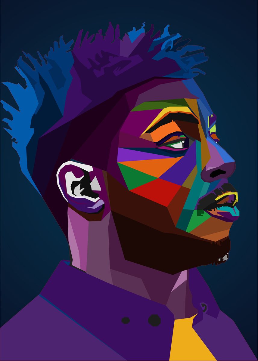 'Isaiah Rashad WPAP Pop Art' Poster by NGUYEN DINH LONG | Displate