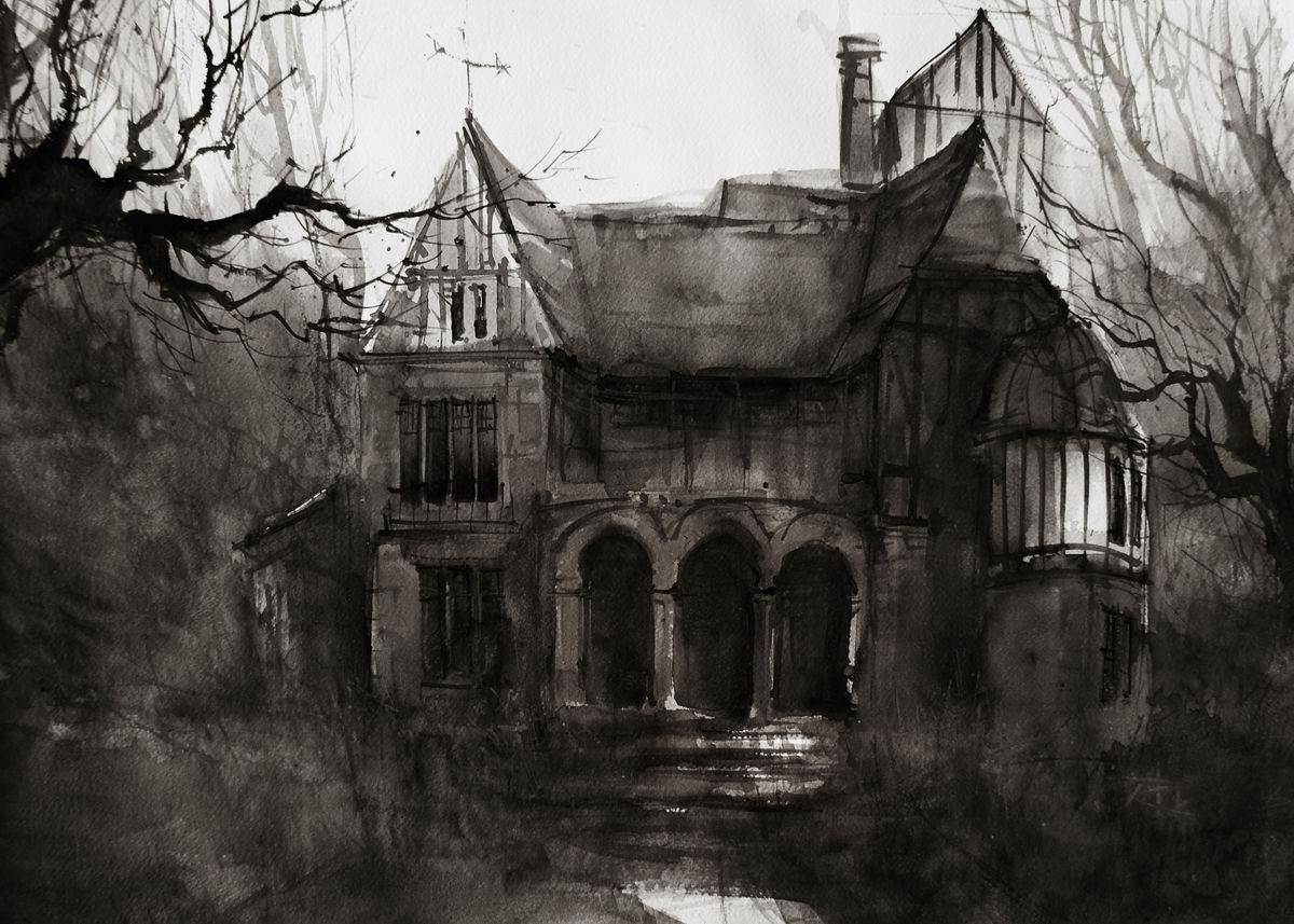 'House Noir 01' Poster by Carsten Wieland | Displate