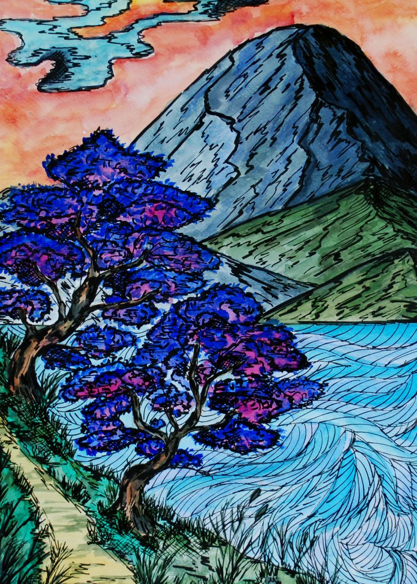 'Run Along' Poster, picture, metal print, paint by Sebastian Grafmann ...