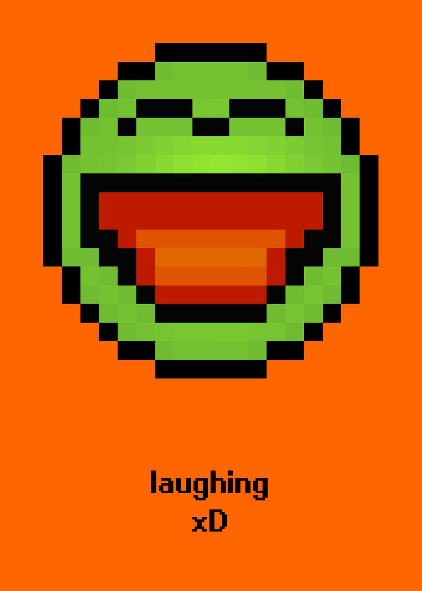 'Laughing' Poster by Nadiana | Displate