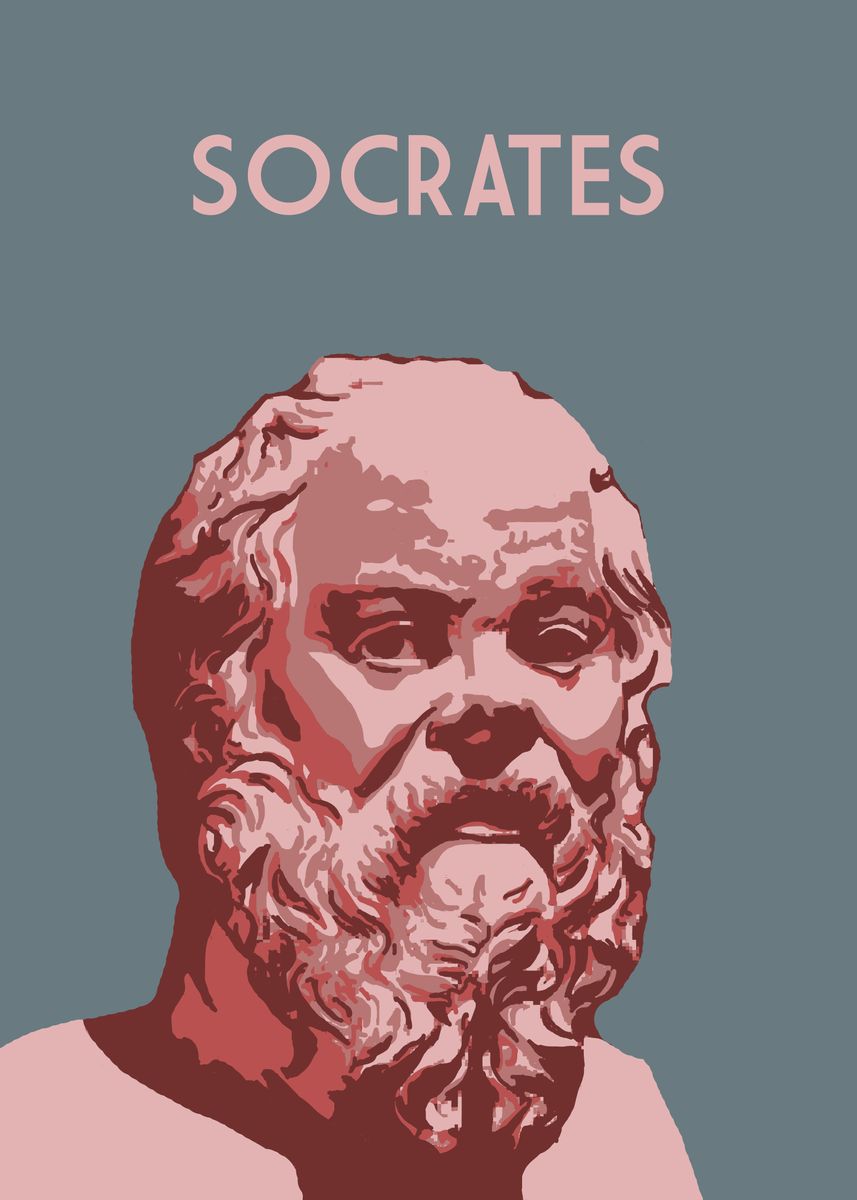 'Socrates' Poster, picture, metal print, paint by Savant Designs | Displate