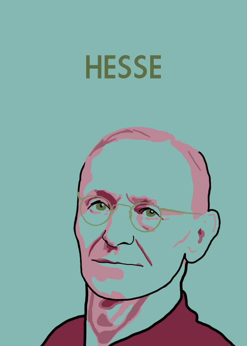 'Hermann Hesse' Poster, picture, metal print, paint by Savant Designs ...