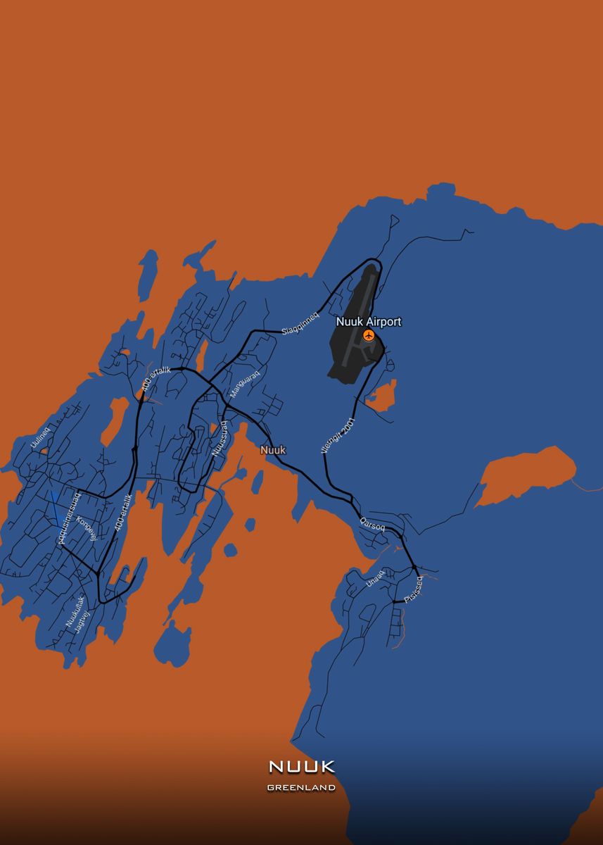 'Nuuk Greenland' Poster by Gab Fernando | Displate