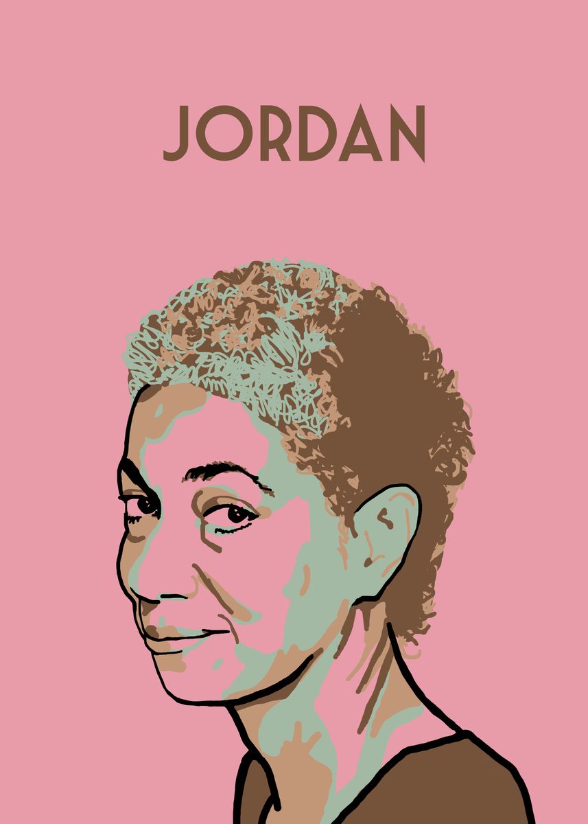 'June Jordan' Poster, picture, metal print, paint by Savant Designs ...