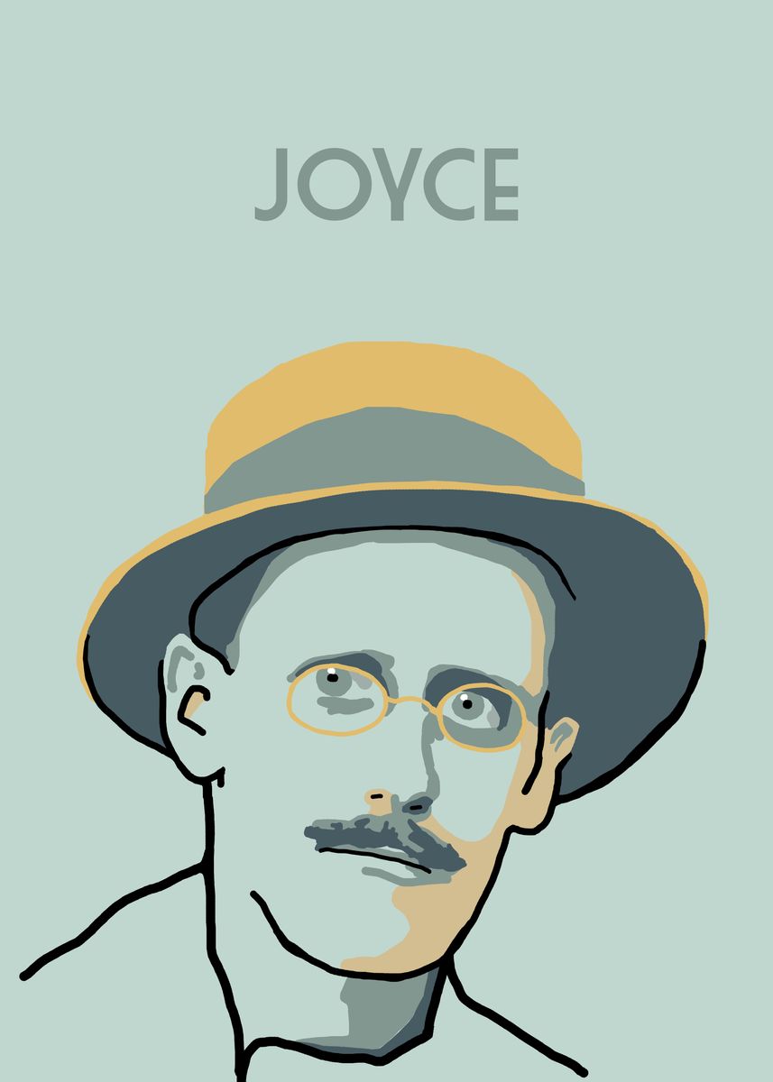 'James Joyce' Poster, picture, metal print, paint by Savant Designs ...