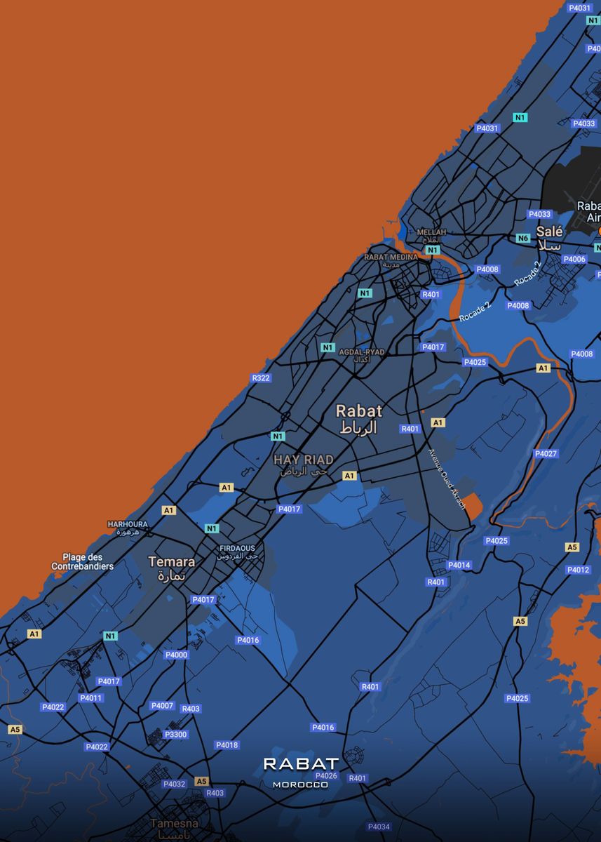 'Rabat Morocco' Poster by Gab Fernando | Displate