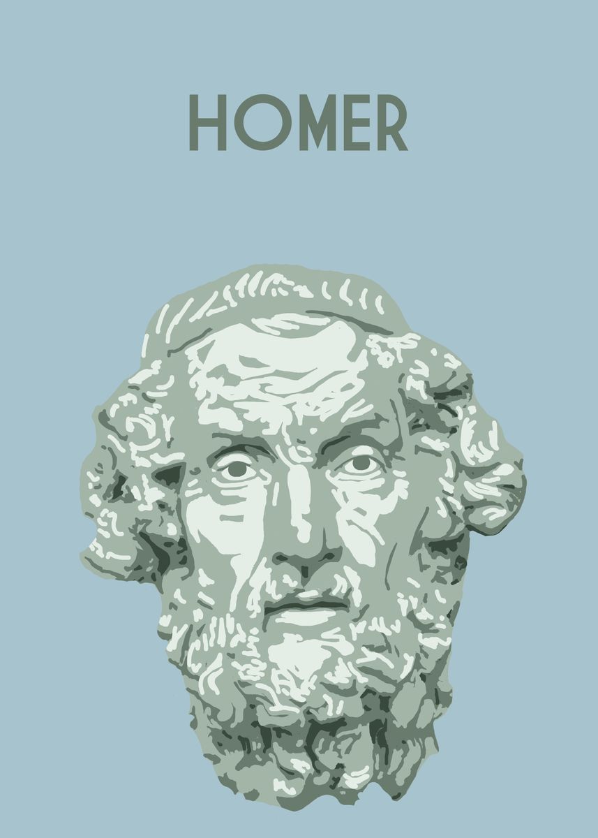 'Homer' Poster, picture, metal print, paint by Savant Designs | Displate