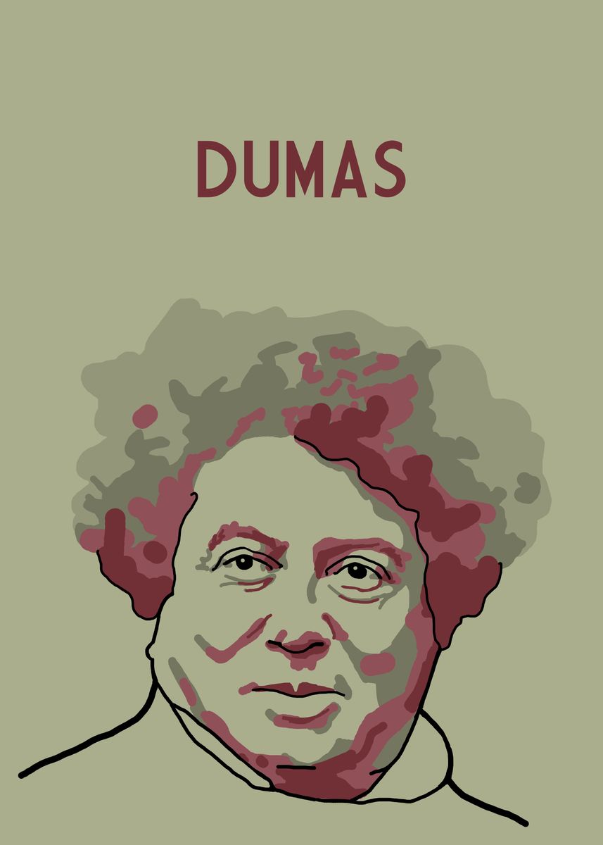 'Alexandre Dumas' Poster, picture, metal print, paint by Savant Designs ...