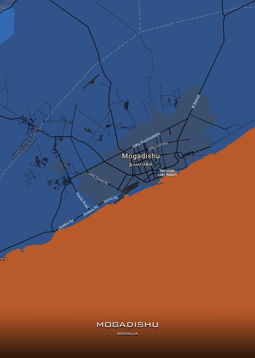 'Mogadishu Somalia' Poster by Gab Fernando | Displate