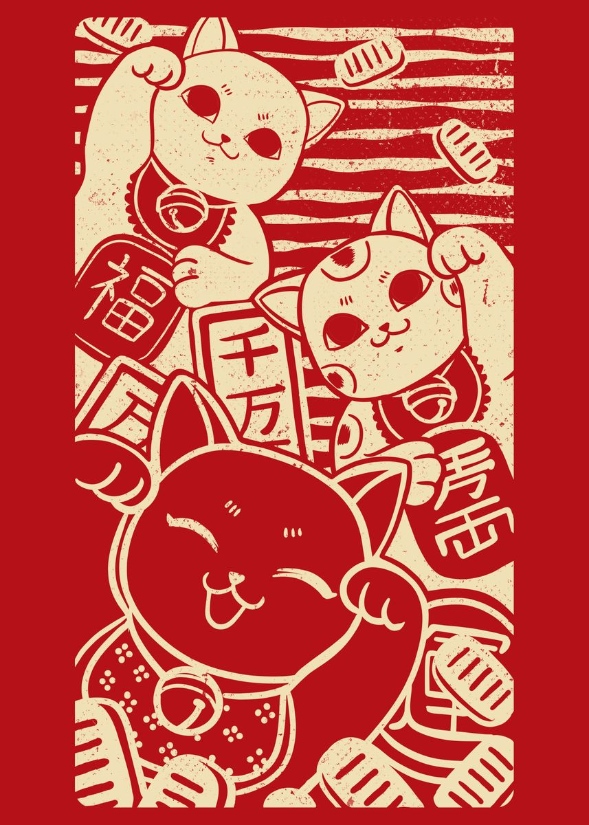 'wish me luck' Poster, picture, metal print, paint by Ursula Lopez ...