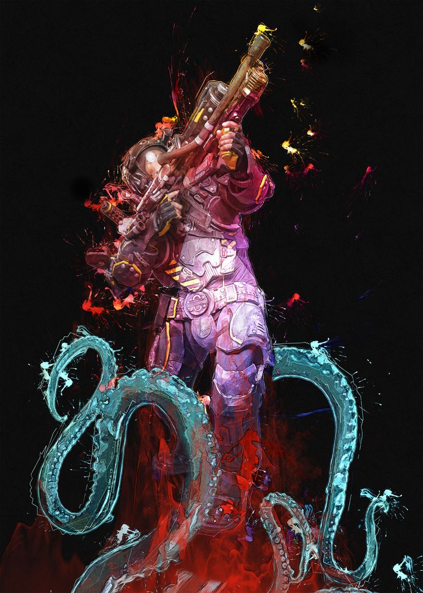 'Devastation INC' Poster, picture, metal print, paint by Randy Monteith ...