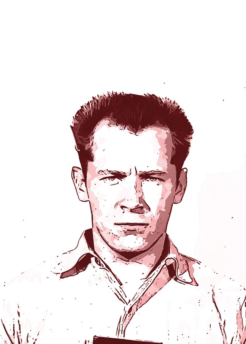 'Whitey Outline' Poster by Owen Forsyth | Displate