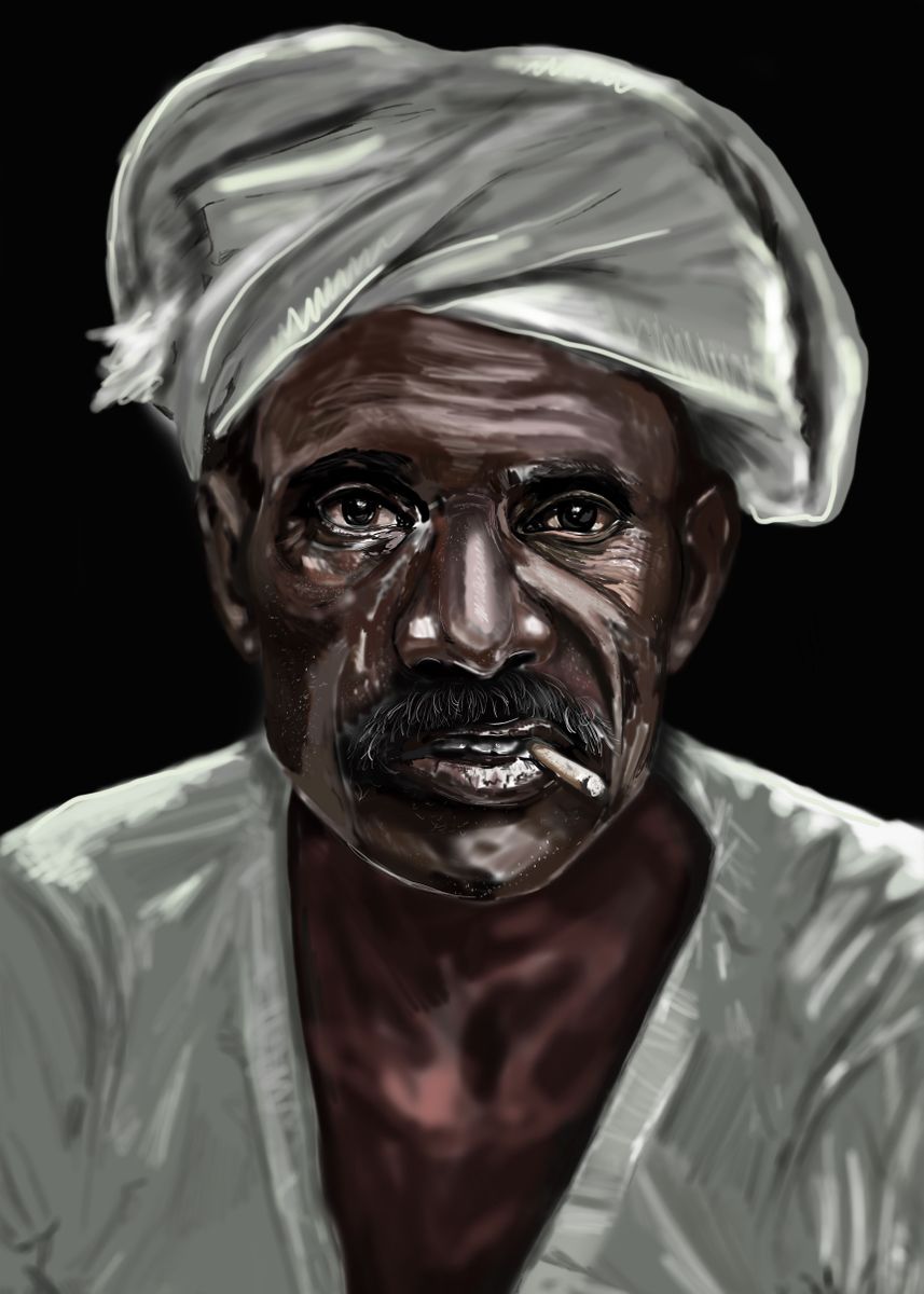 'old man' Poster by Hannah | Displate