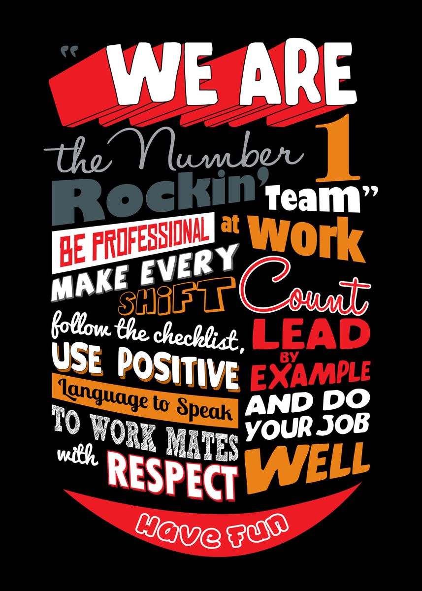 'WE ARE THE NUMBER 1' Poster by Andy Riyantoko Wibowo | Displate