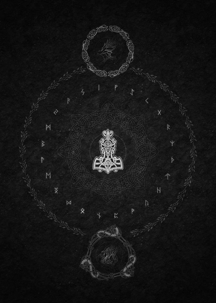 'Valhalla' Poster by Brian Midnite | Displate