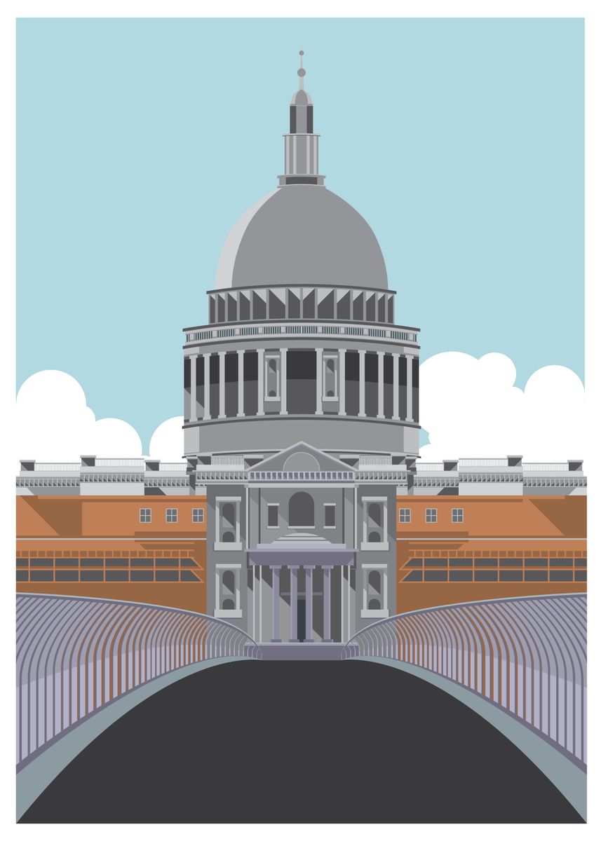 'Cathedral' Poster by Tom Cage | Displate