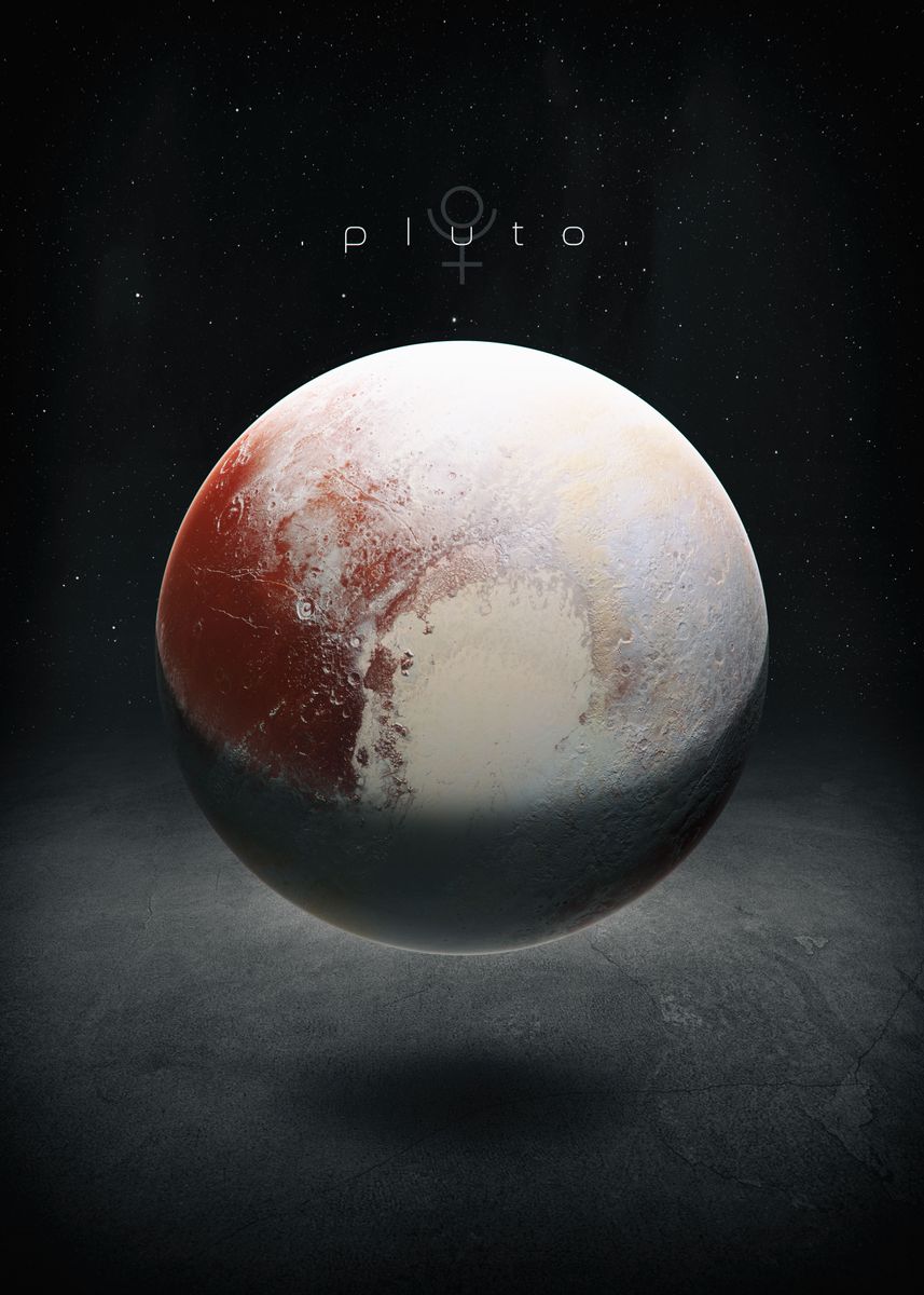 'Pluto' Poster by Tobias Roetsch | Displate