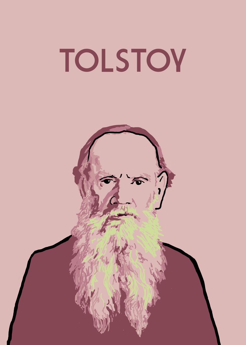 'Leo Tolstoy' Poster by Savant Designs | Displate
