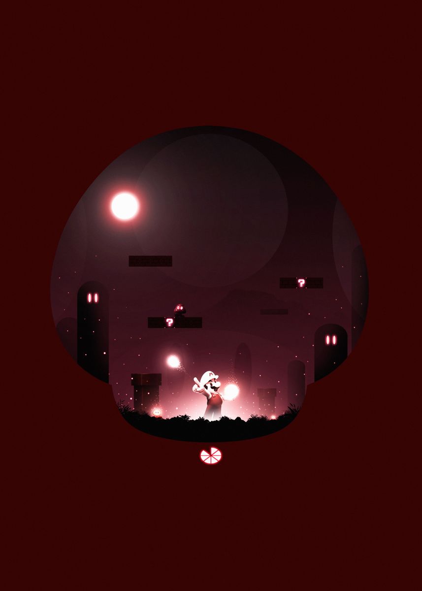 'Super Mario' Poster, picture, metal print, paint by Colin Morella ...