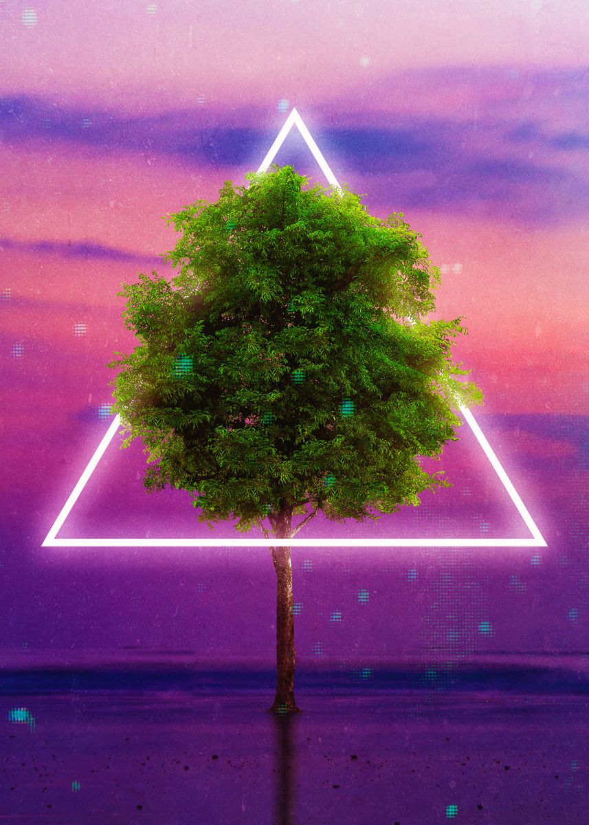 'Triad' Poster by seam less | Displate