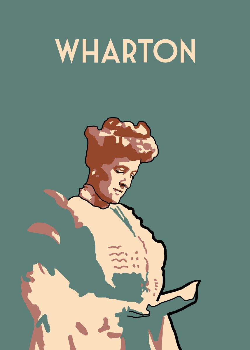 'Edith Wharton' Poster by Savant Designs | Displate