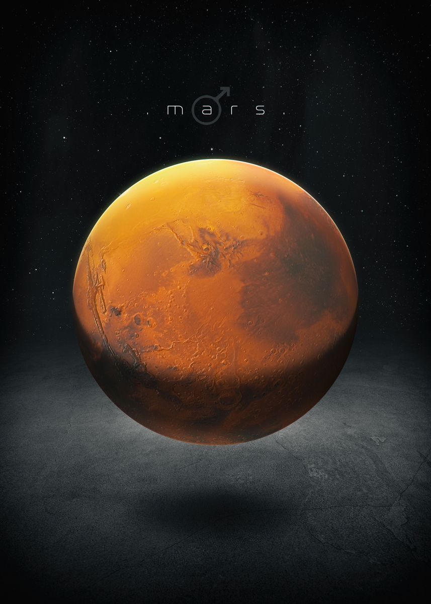 'Mars' Poster by Tobias Roetsch | Displate