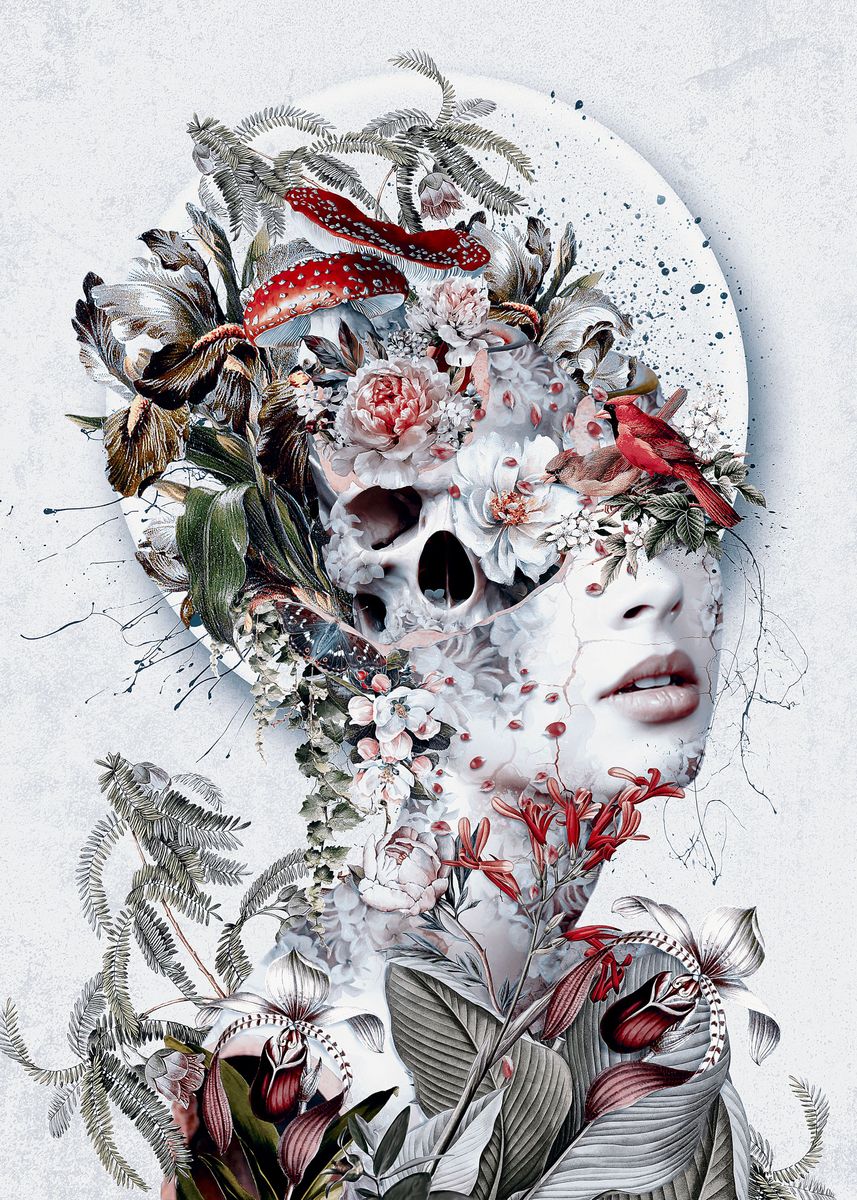 'immortal' Poster, picture, metal print, paint by RIZA PEKER | Displate