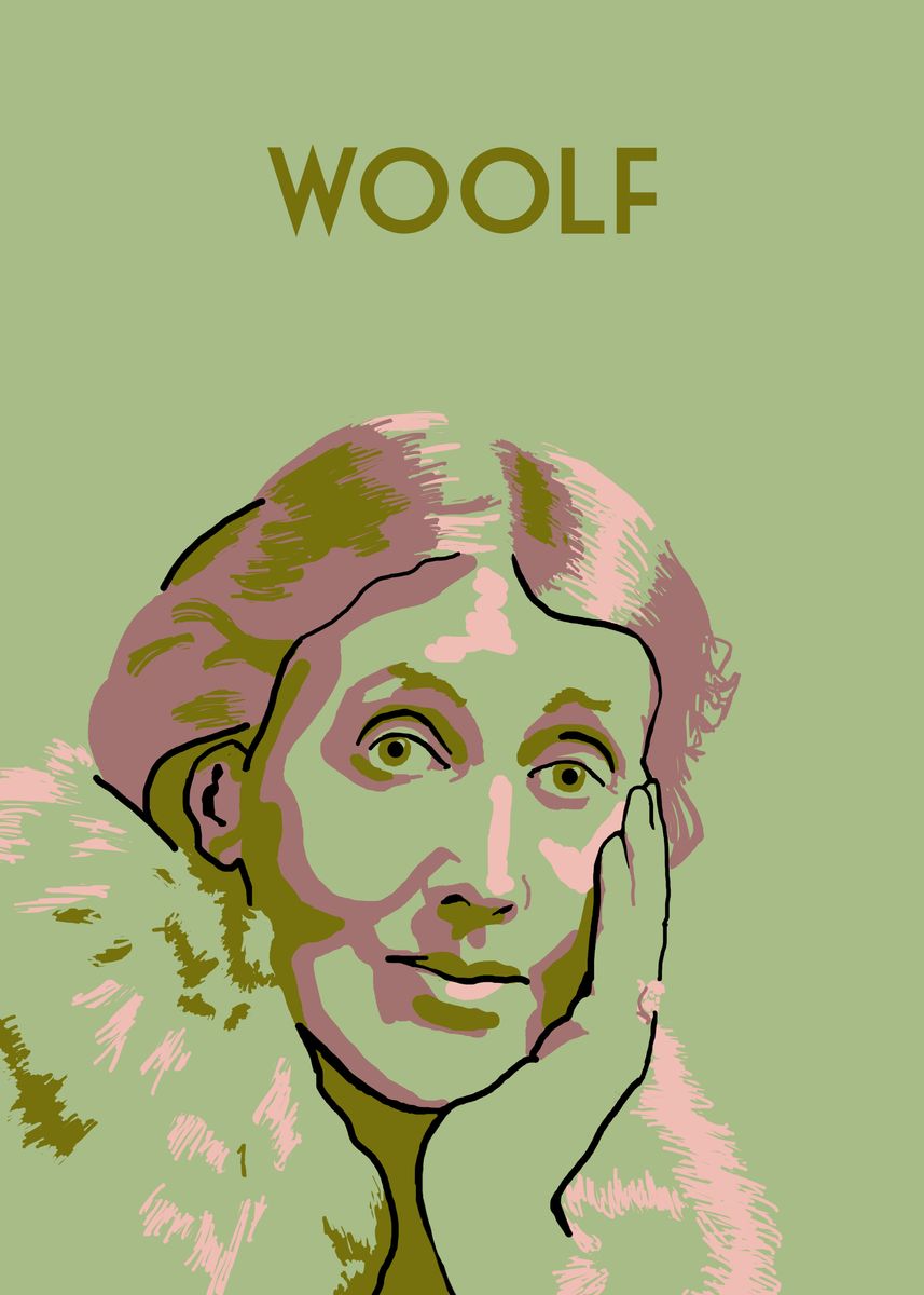 'Virginia Woolf' Poster, picture, metal print, paint by Savant Designs ...