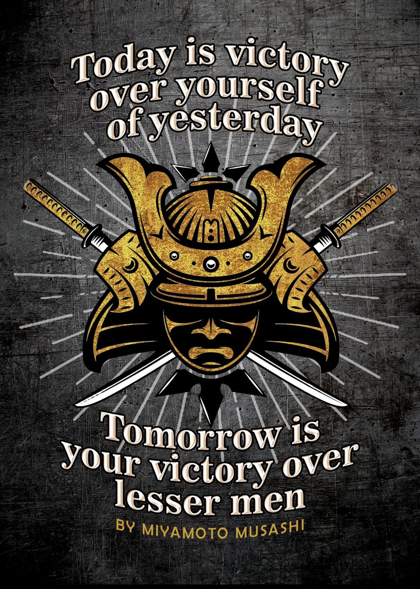 'Miamoto Musashi Victory' Poster, picture, metal print, paint by М ...