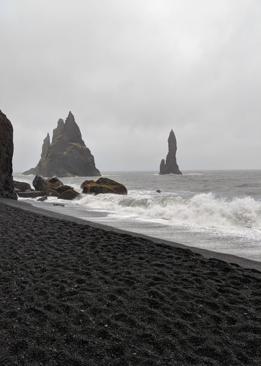 'Reynisfjara beach' Poster, picture, metal print, paint by Daniel King ...