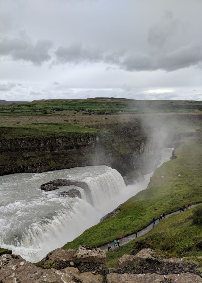 ' Gullfoss Falls' Poster by Daniel King | Displate