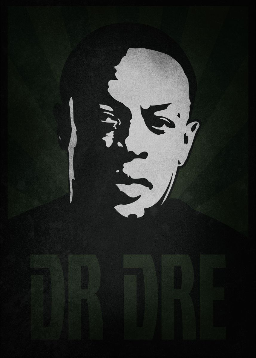 'Dr Dre' Poster, picture, metal print, paint by BB Design | Displate