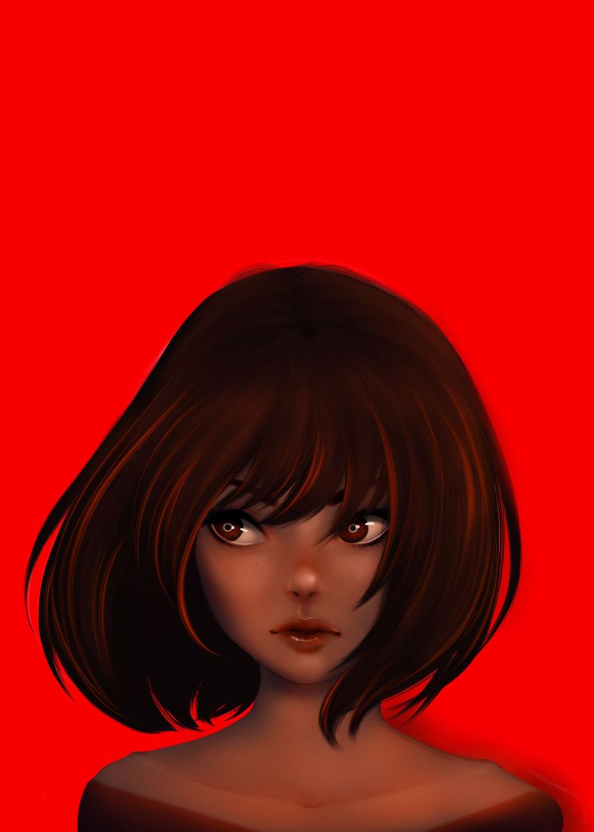 'Red' Poster by vulp inks | Displate