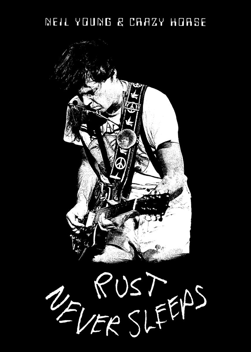 'Neil Young ' Poster, picture, metal print, paint by Carlos Marques ...