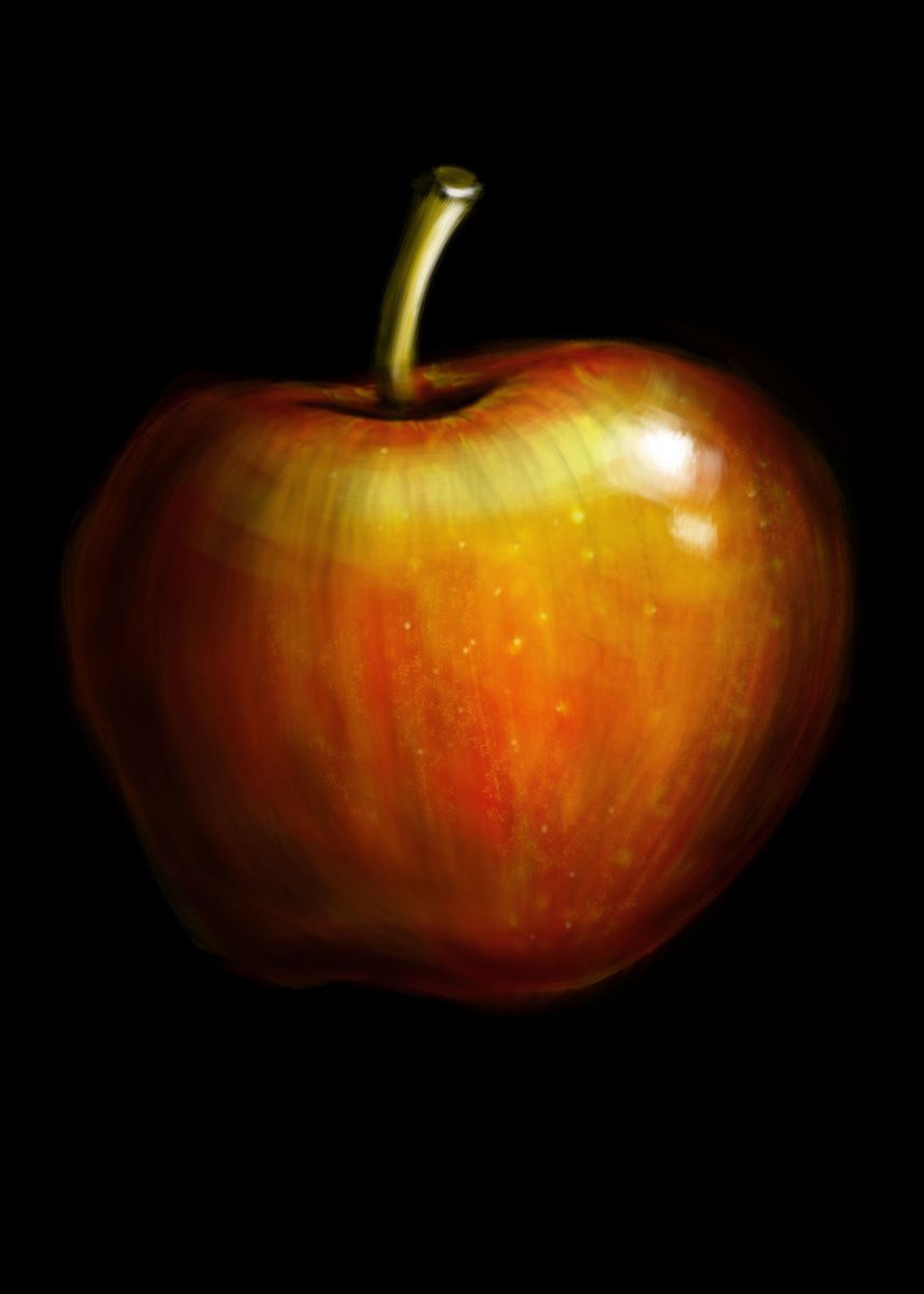 'apple' Poster by Boris Rajic | Displate