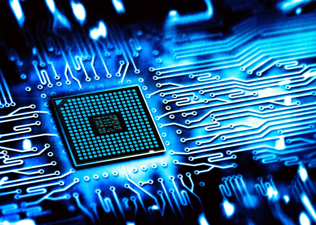 'Circuit board' Poster by Alex Jarvis | Displate