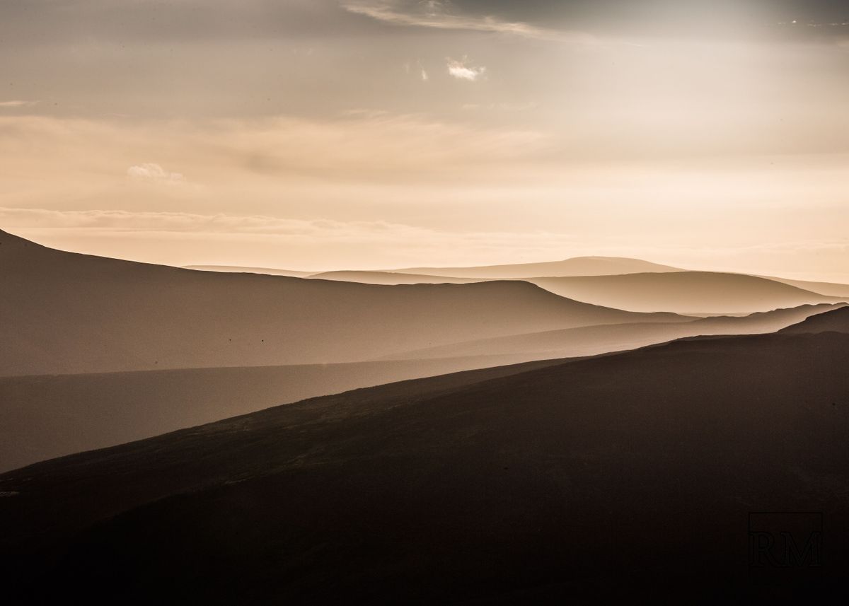 'Mountain Haze' Poster by Rolf Stenberg | Displate