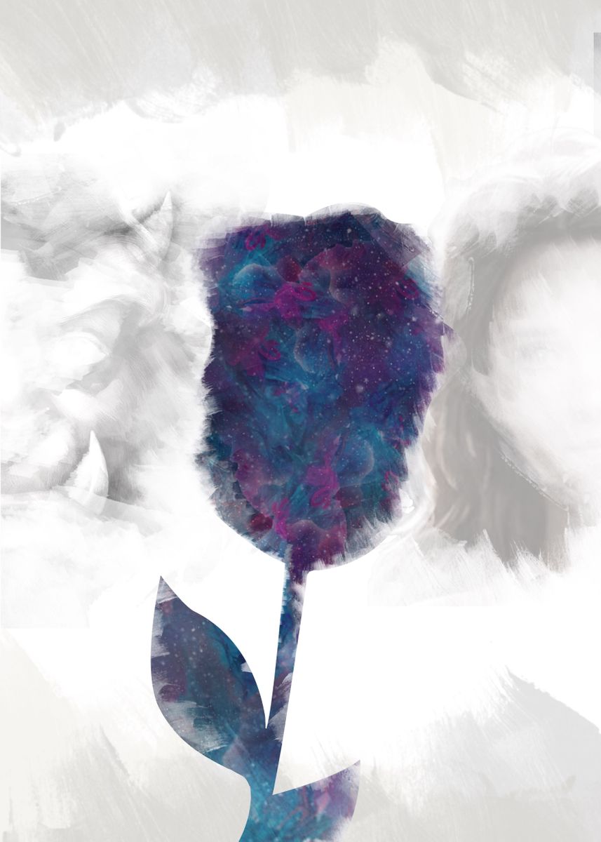 'Rose of Love' Poster, picture, metal print, paint by Jordan Prasad ...