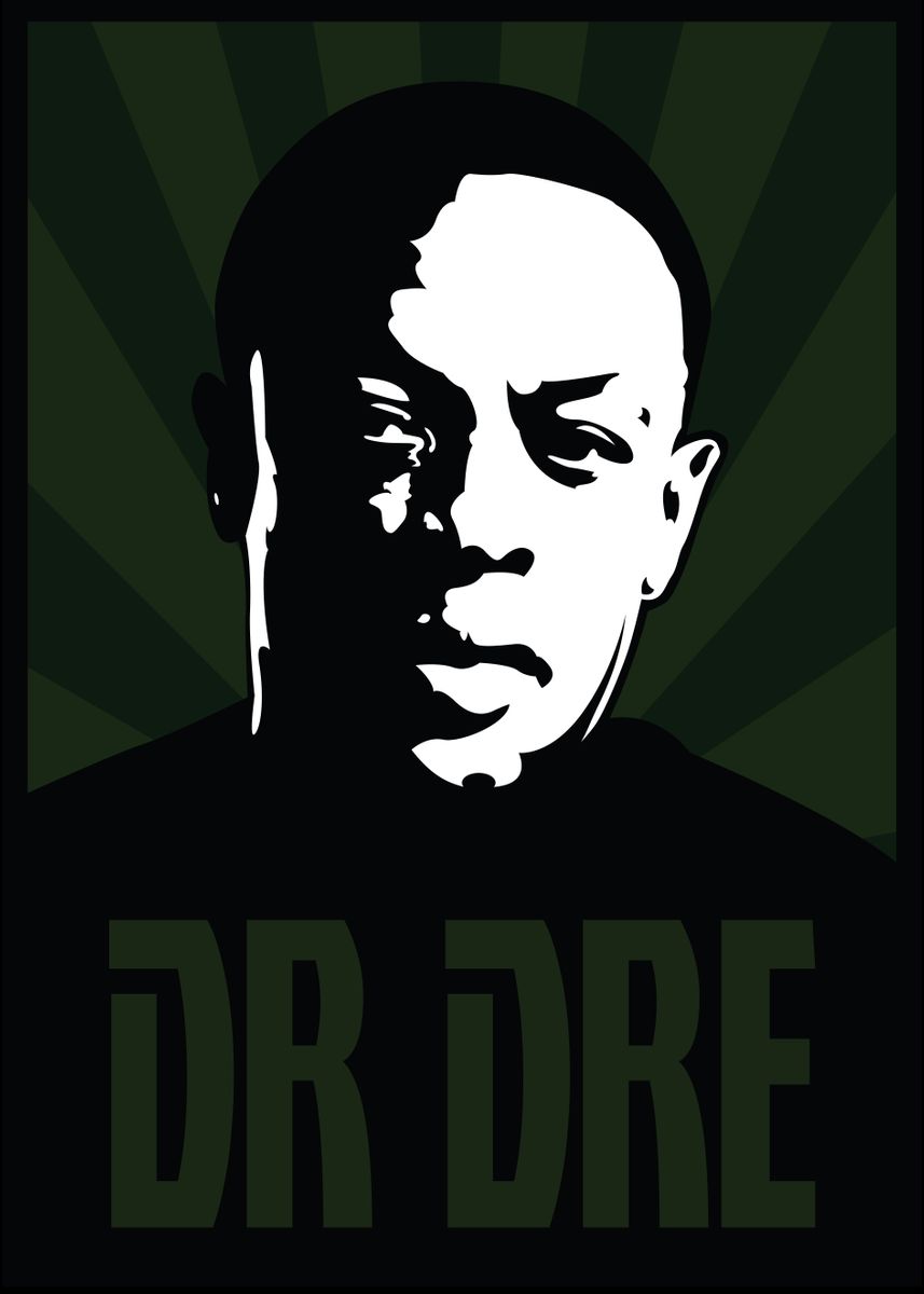 'Dr Dre' Poster, picture, metal print, paint by BB Design | Displate