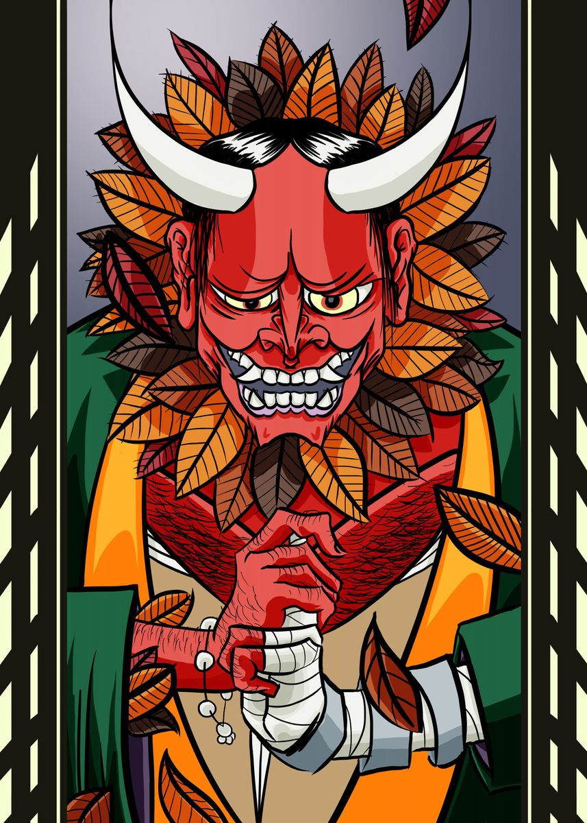 'Fall Demon' Poster, picture, metal print, paint by GRG FACTORY | Displate