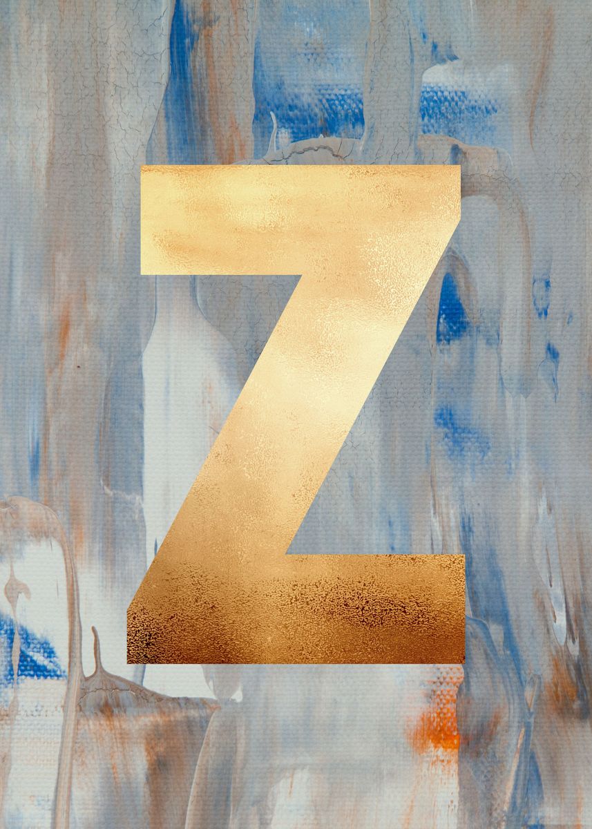 'LETTER Z ' Poster, picture, metal print, paint by EKGH ArtStudio ...