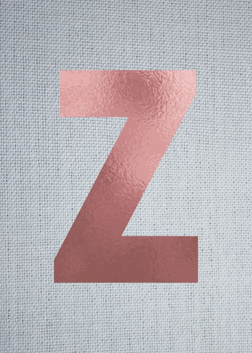 'LETTER Z ' Poster, picture, metal print, paint by EKGH ArtStudio ...
