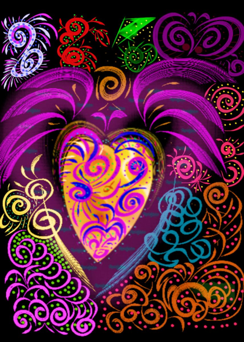 'Cheese Heart ' Poster by Kole Dirks | Displate