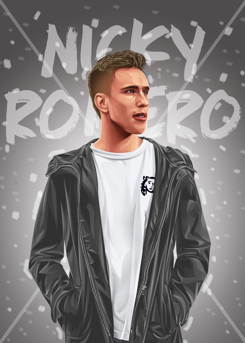 'Nick Rotteveel' Poster, picture, metal print, paint by Danang Athala ...