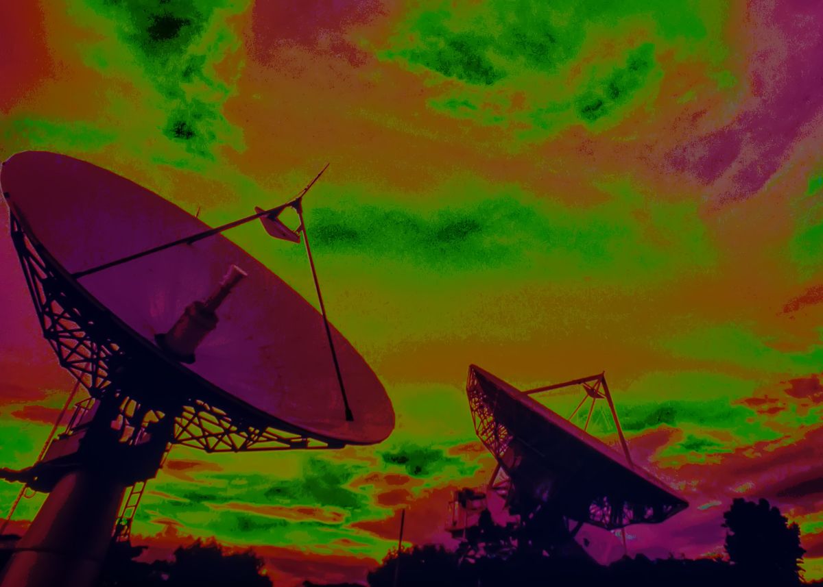 'Parabolic antens' Poster by Daniel Azocar | Displate